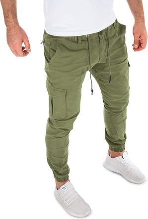 Yazubi Outdoor Bekleidung Herren Hose Army Look Hosen Fuer Maenner Elijah, Gr&uuml;n (Dusky Green 4R170517), W30/L34