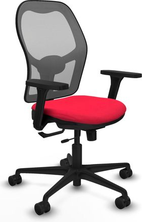 Piqueras y Crespo Gepolsterter B&uuml;rostuhl mit 3D-Armlehnen, h&ouml;henverstellbare Lendenwirbelst&uuml;tze, ausgestattet mit Syncro/Traslack und Schaumstoff, Rollen 65 mm, Nylon, 