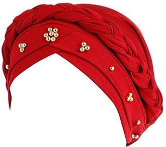 Generic Bonnet Contre Le Cancer du Sein Chimio Turban pour Femme Bonnets Amples Bandanas Multi-Usages Coton Alopecia Bandana Head Cover Cadeaux Survivants