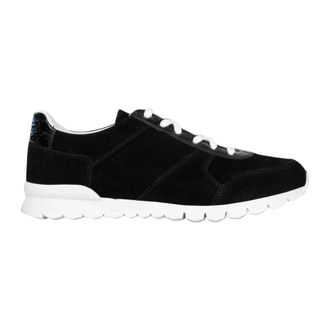 Kiton Homme, Chaussures, Noir, Taille: 45 EU Baskets en daim et cuir de crocodile