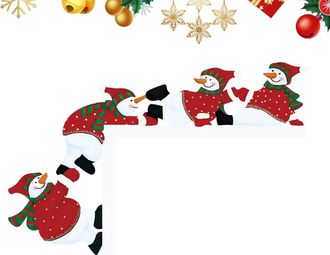 Generic Weihnachtlicher T&uuml;rdekoration Aufsatz,Wandskulptur Aus Holz | Humorvolle T&uuml;rdekoration Wandzeichen | F&uuml;r Wohnzimmer Schlafzimmer TV Schrank Party Wand