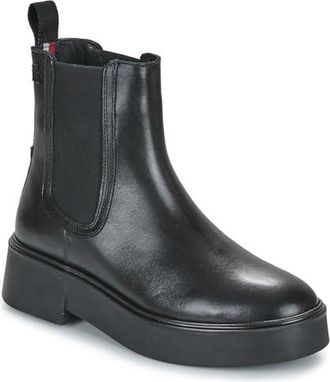 Tommy Hilfiger Bottines Chelsea en cuir - Noir Tommy Hilfiger