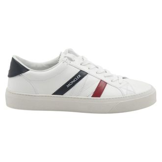Moncler Homme, Chaussures, Blanc, Taille: 39 EU Monaco2 Low Top Baskets