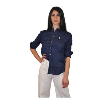 Ralph Lauren Damen, Blusen & Hemden, Blau, SGr&ouml;&szlig;e