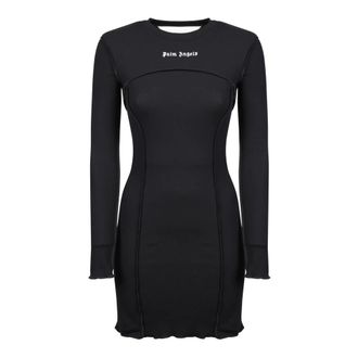 Palm Angels Schwarzes Kleid Aw23 Stil Bequem - - Dresses - Damen - Schwarzk - S