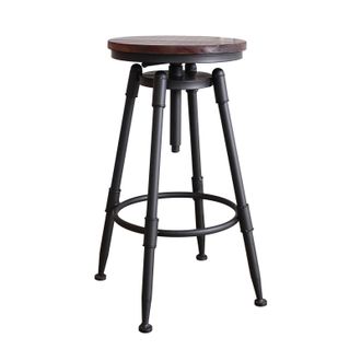 Generic T&uuml;rkisfarbene K&uuml;chenbarhocker, 360&deg; drehbar, h&ouml;henverstellbar (71-91 cm), r&uuml;ckenlehnenlose Holzst&uuml;hle f&uuml;r K&uuml;cheninseln