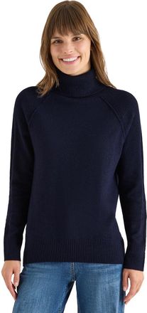 Cecil Damen 3015608 Strukturmix Pullover, Urban Dark Blue, XL