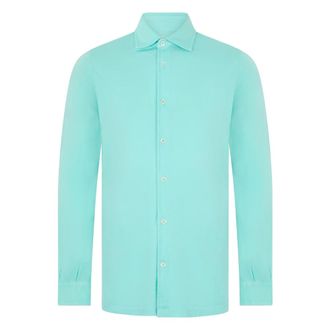 Fedeli Homme, Chemises, Bleu, Taille: S Chemise &agrave; manches longues