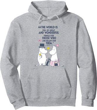 Moomin Great And Wonderful Things At Sea Moominpappa Zitat Pullover Hoodie