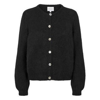 Americandreams Americandreams, Femme, Pulls, Noir, Taille: 44 FR Susan Alpaca Cardigan