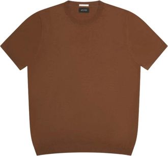 AT.P. CO Homme, Pulls, Brun, Taille: XL Tricot &agrave; Col Rond