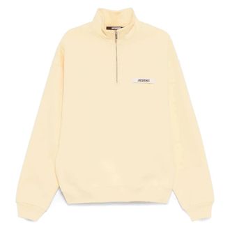 Jacquemus Vielseitiges Baumwoll-Sweatshirt - - Sweatshirts & Hoodies - Herren - Beige - L