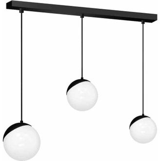 Milagro Suspension sfera noire 3xE14