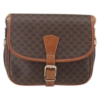 Celine Sac bandouli&egrave;re Macadam Pre-owned - Femme - Pre-owned - Brun - Taille: ONE Size