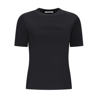 Max Mara Femme, Tops, Noir, Taille: 38 FR Soie & Nylon Noir T-shirts et Polos
