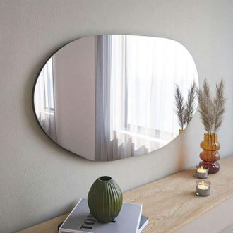 Pier Import Miroir design organique forme galet 89 cm - style naturel CODY
