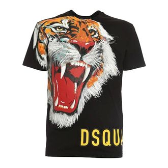 Dsquared2 Herren, Oberteile, Schwarzk, MGr&ouml;&szlig;e