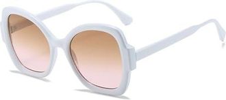 Generic Lunettes De Soleil Dext&eacute;rieur &Agrave; Grande Monture For Hommes, D&eacute;coratives For Le Sport Et Les Vacances For Femmes(White)