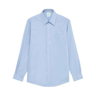 Brooks Brothers Slim Fit Non-Iron Pinpoint Businesshemd - - Shirts - Herren - Blau - XS