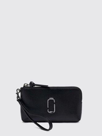 Marc Jacobs Pochette de poignet The Snapshot en cuir avec logo Double J