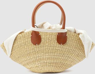 Muu&ntilde; Panier Mini Sophia Naturel Marron