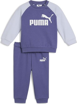 Puma Minicats Essentials Raglan Crew Set Baby, Kleidung, Blau, 2-4M