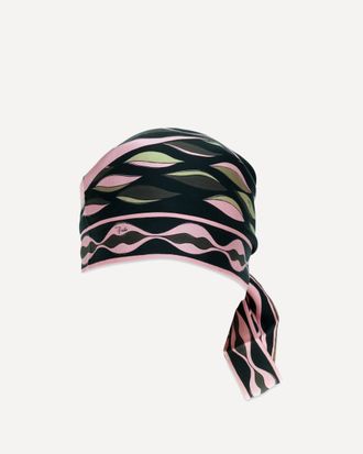 Pucci Dune Print Silk Twill Triangle Bandana Female UNI
