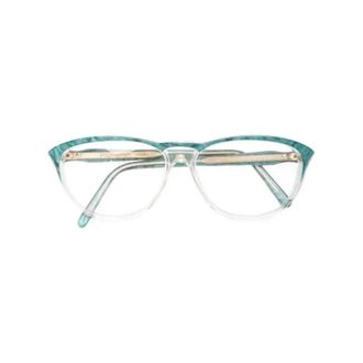 Saint Laurent Pre-owned Acetat sonnenbrillen - - Pre-owned - Damen - Blau - ONE SIZE