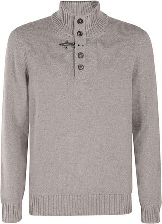 Fay Klassischer Pullover - Nude