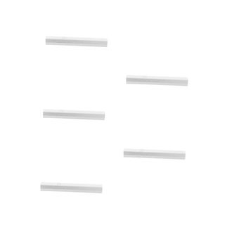 Pretyzoom 5 Stück dekorativer Türpfosten MEzuzuah Halter für die Tür Mezuzua Fall für Zuhause Fall Einer religiösen Tür - - Aluminiumlegierung Silber