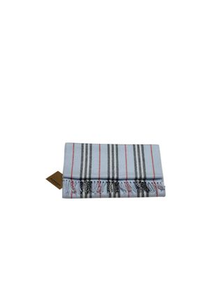 Burberry Blue Wool & Cashmere Scarf