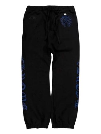 Chrome Hearts pantalon de jogging &agrave; logo - Noir