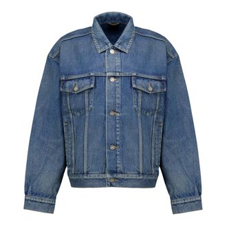 Saint Laurent Damen, Jacken, Blau, LGr&ouml;&szlig;e
