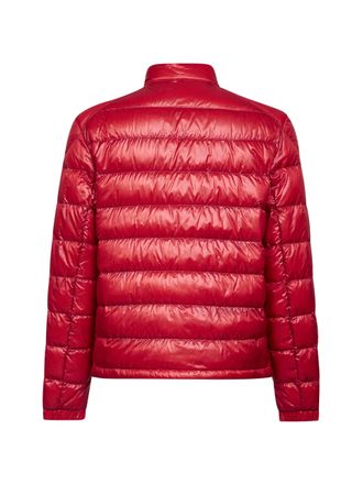 Moncler Mens Red Selves Short Down Jacket Polyamide Padded &