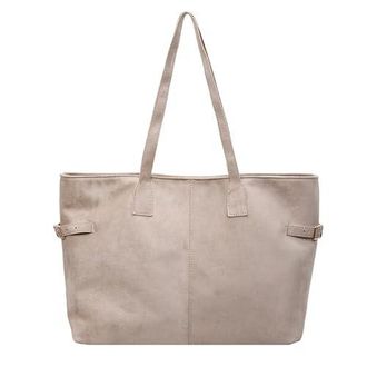 Generic Sac &agrave; bandouli&egrave;re en daim synth&eacute;tique pour femme, grande capacit&eacute;, sac de travail pour enseignant et universit&eacute;, sac fourre-tout polyvalent pour voyag