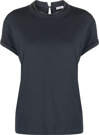 Brunello Cucinelli T-Shirt - Hellblau