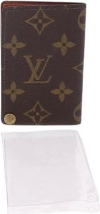 Louis Vuitton Porte-cartes Monogram Pre-owned - Femme - Pre-owned - Brun - Taille: ONE Size