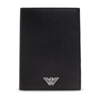 Emporio Armani Homme, Accessoires, Noir, Taille: ONE Size Porte-documents pliable