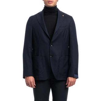 Sartoria Latorre Giacca in lana - Homme - Vestes - Bleu - Taille: XL