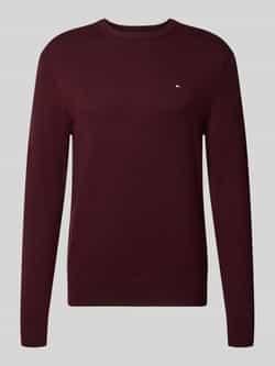 Tommy Hilfiger Regular Fit Strickpullover aus Baumwoll-Kaschmir-Mix