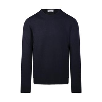Roberto Collina Rundhals-Pullover - - Knitwear - Herren - Blau - XL