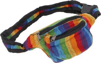 Guru Shop Ethno Sidebag & G&uuml;rteltasche, H&uuml;fttasche - Modell 6, Unisex - Erwachsene, Baumwolle, 14x22x6 cm