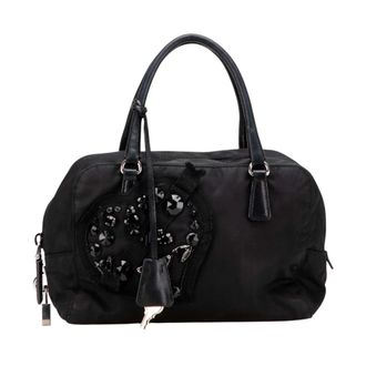 Prada Pre-owned Elegante Handtasche mit Verzierungen - - Pre-owned - Damen - Schwarzk - ONE SIZE