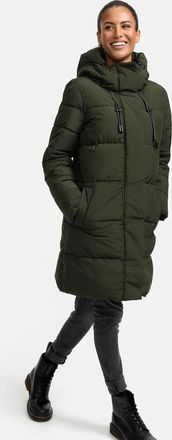 Marikoo Winterjacke MARIKOO Kaituu XVI, Damen, Gr. 4XL, gr&uuml;n (schwarz olive), Obermaterial: 100% Polyester; Innenseite: 100% Polyester; Futter: 100% Polyester