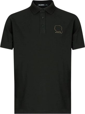 Karl Lagerfeld Homme, Tops, Noir, Taille: XL Polo
