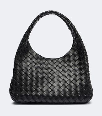 Bottega Veneta Schultertasche Campana Medium aus Leder