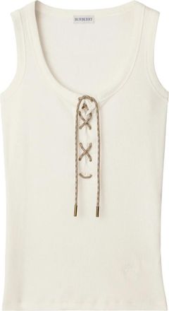 Burberry Adjustable-drawcord Tank Top