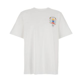 Casablanca Casa Way Mountain T-Shirt - - Tops - Herren - Wei&szlig; - XL