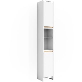 Vicco Meuble de rangement de salle de bain Emma, Blanc/Sonoma, 30 x 190 cm