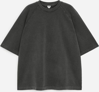 Arket Kurz&auml;rmliges Sweatshirt -Schwarz